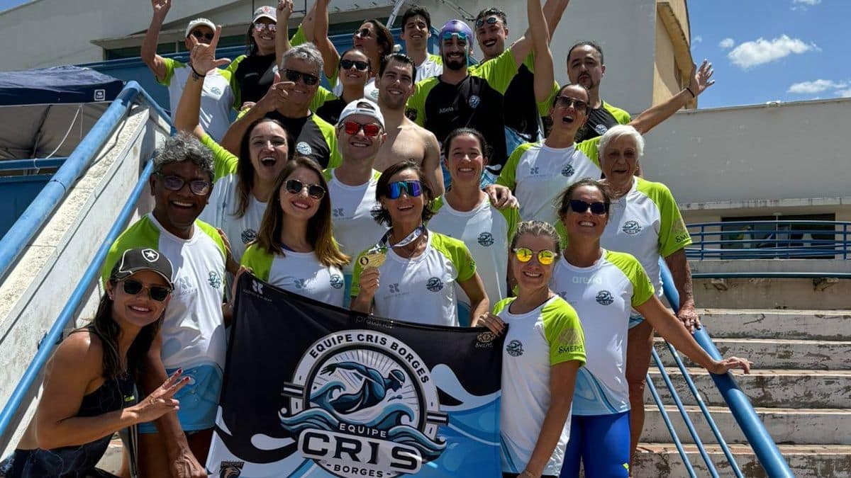 Equipe Cris Borges de Natação destaca São Carlos na etapa UNAMI Master ...